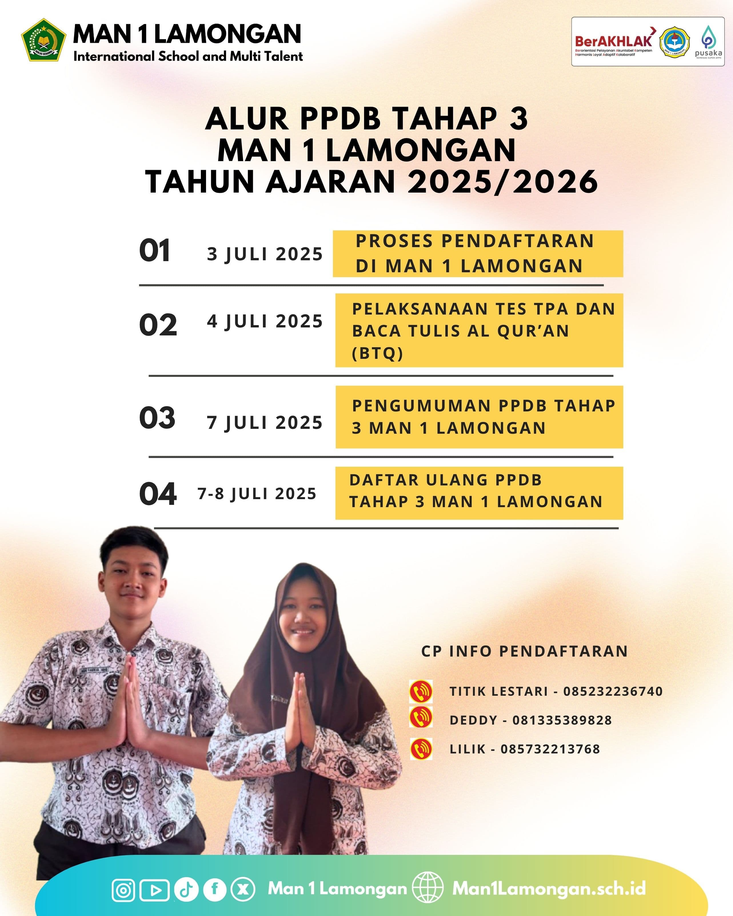 PPDB | MAN 1 LAMONGAN